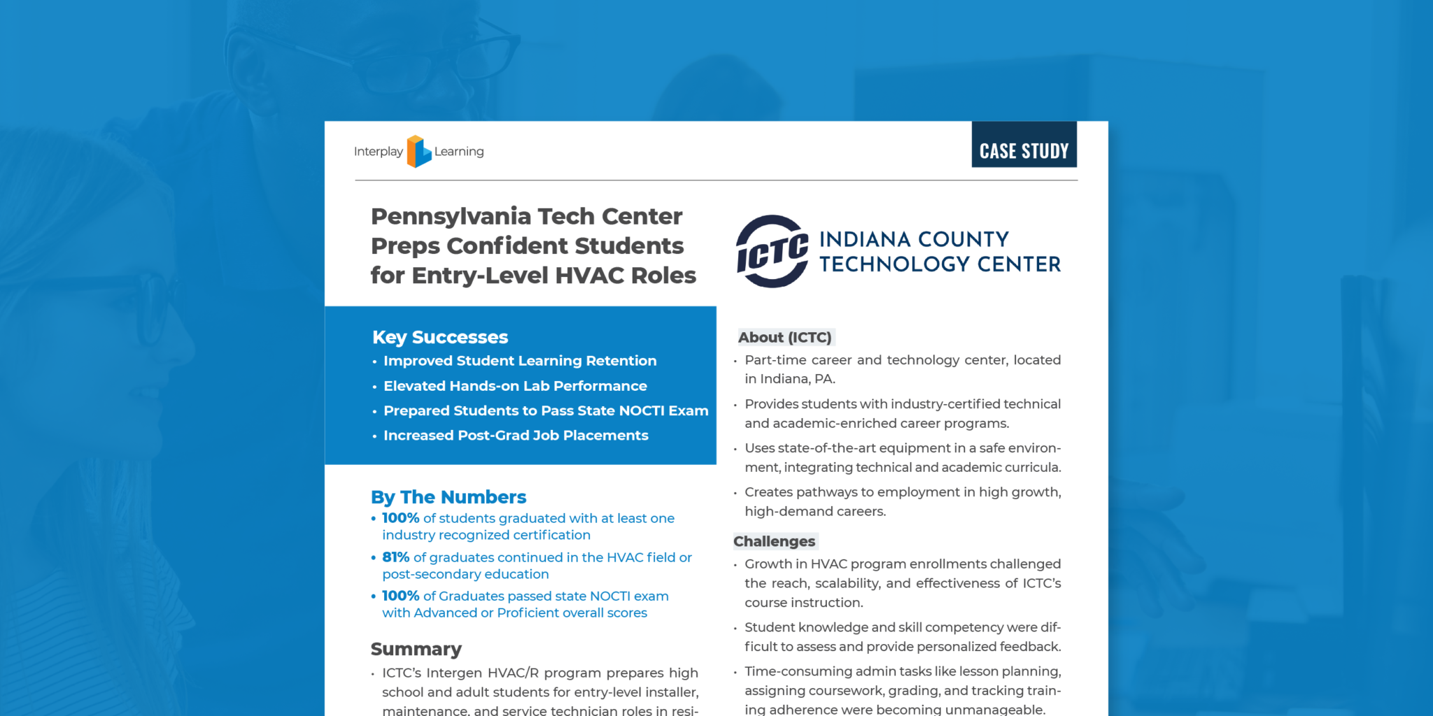 Case Study: PA Tech Uses HVAC Digital Training | Interplay