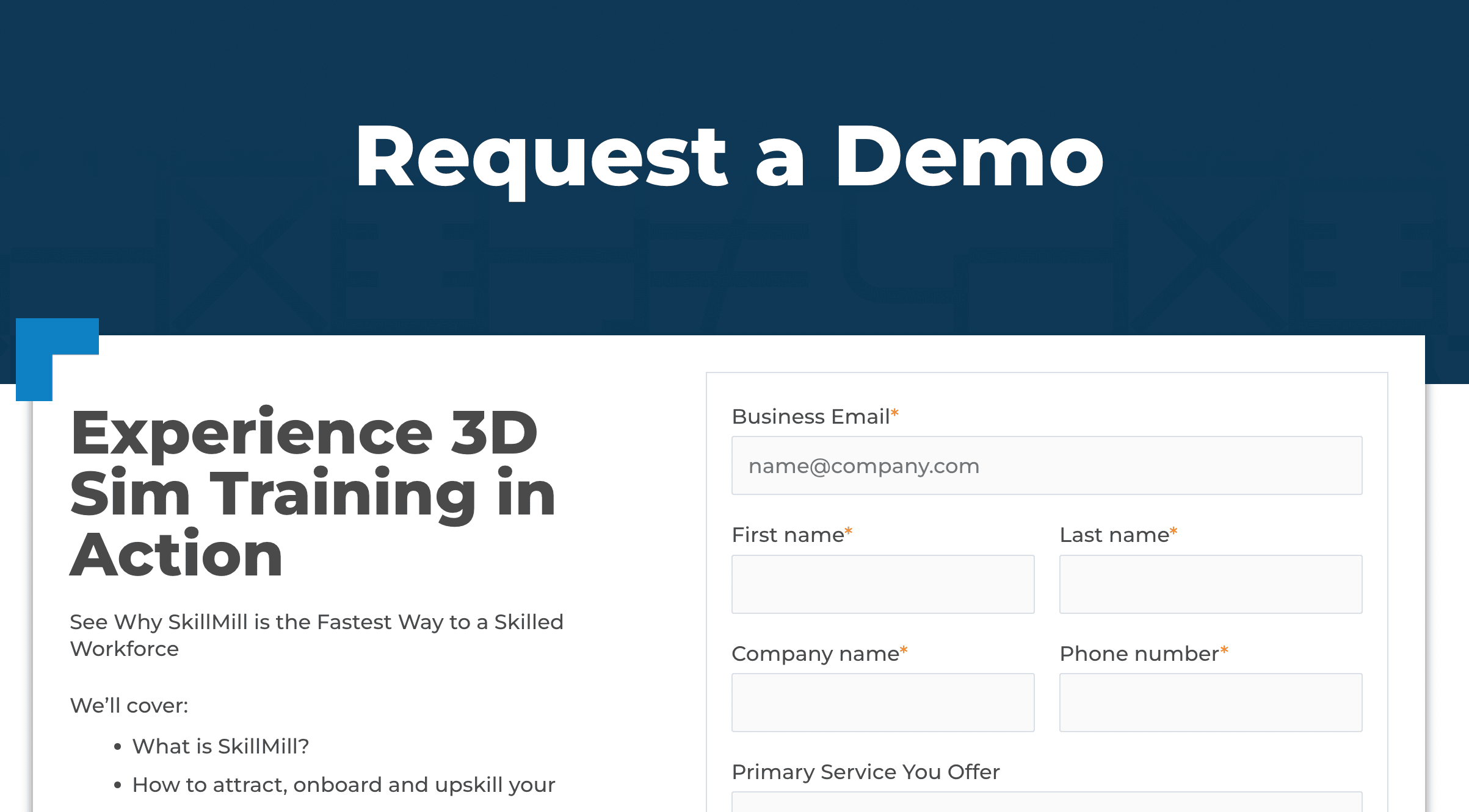 Request a Demo | 3D Training in Action | Interplay Learning