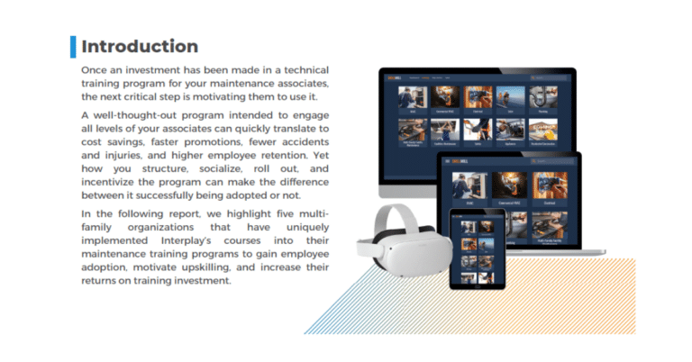 Multi-Family Maintenance Training Adoption Report - Interplay Learning